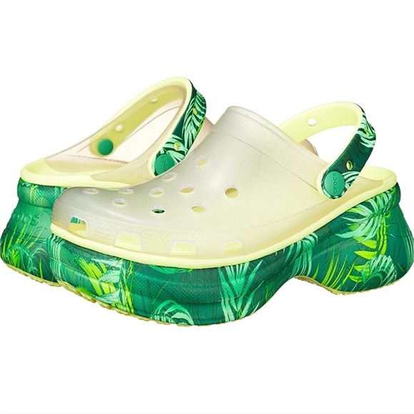 CROCS | Shoes | Crocs Bae Classic Platform Clog Size 6 In Tropical ...